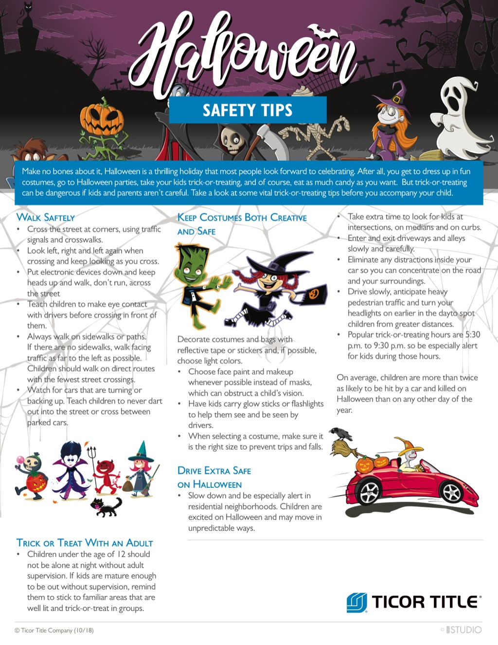 Product: Halloween Safety Flyer - Logo | Corefact